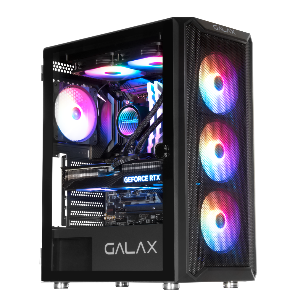 GALAX PC Case (REV-07) ATX, M-ATX, ITX, LED - MeazLux