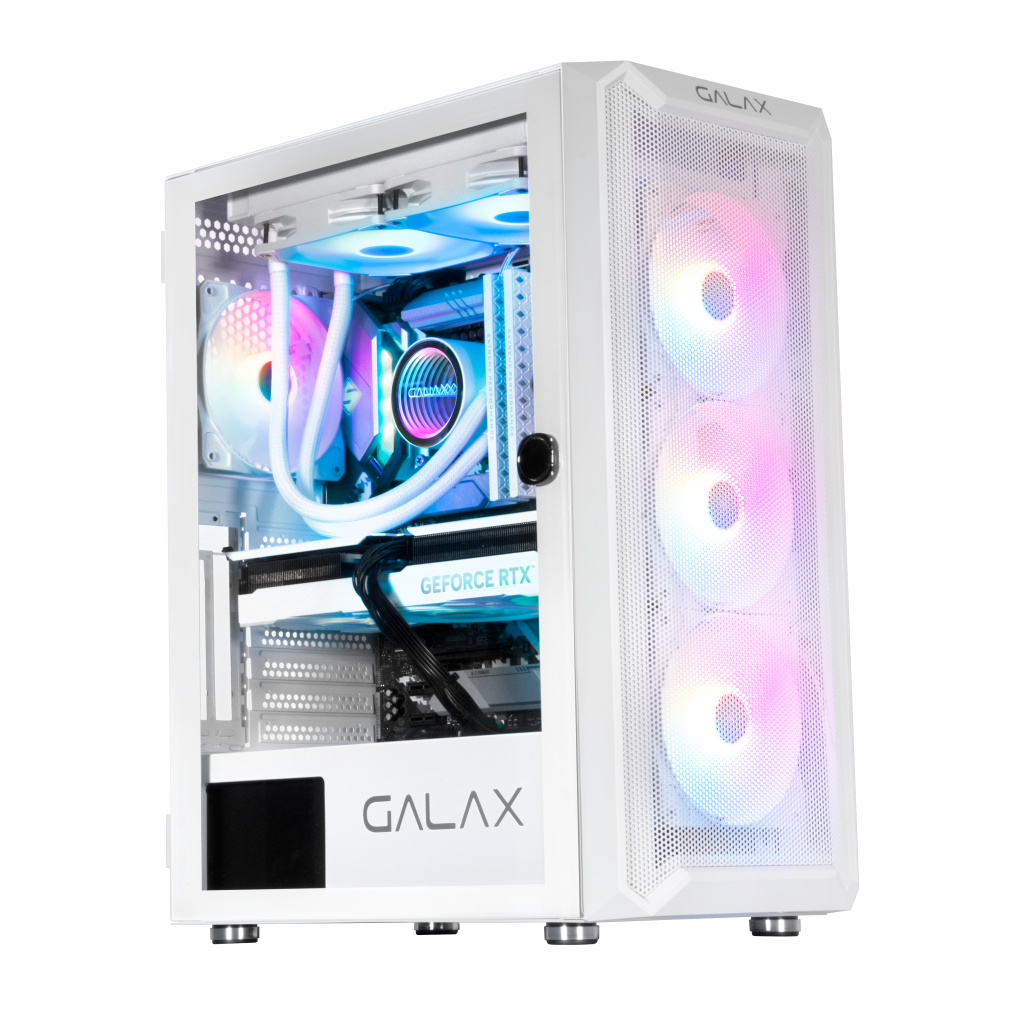 GALAX PC Case (REV-07W) ATX, M-ATX, ITX, LED - MeazLux